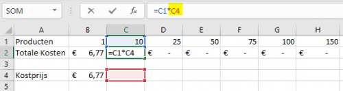 Kolommen vastzetten Excel - Hulp bij Excel
